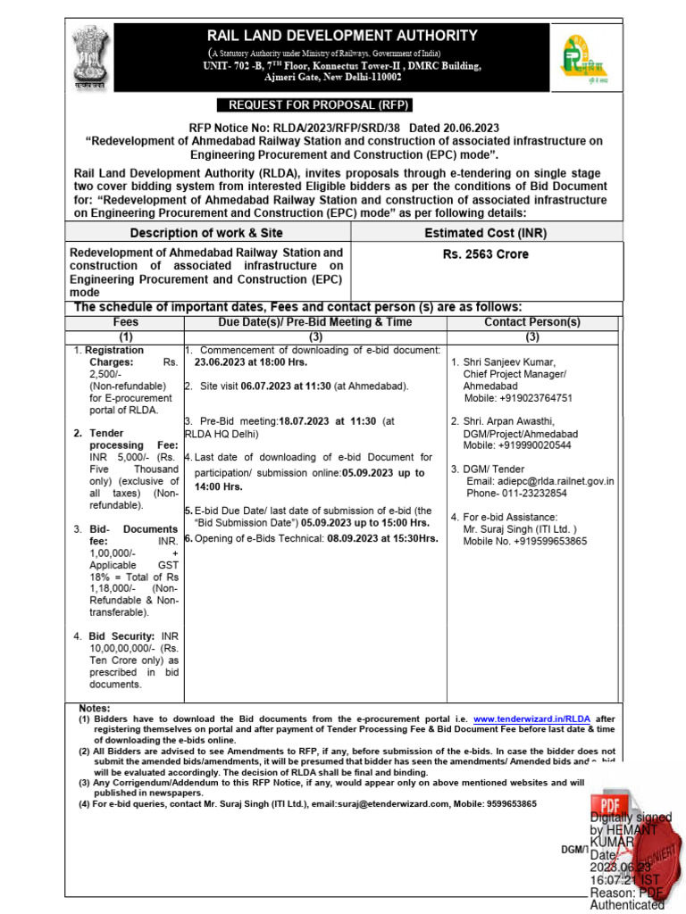 NIT_FW Ahmedabad | PDF | Request For Proposal