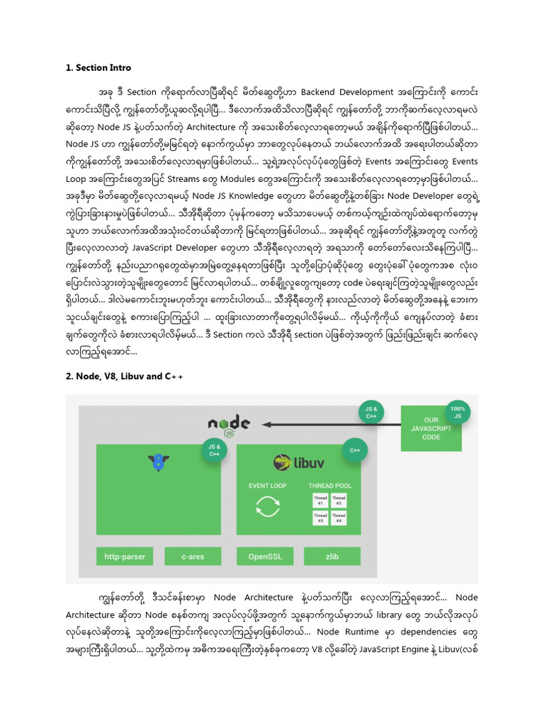 How Node - Js Works A Look Behind The Scenes | PDF