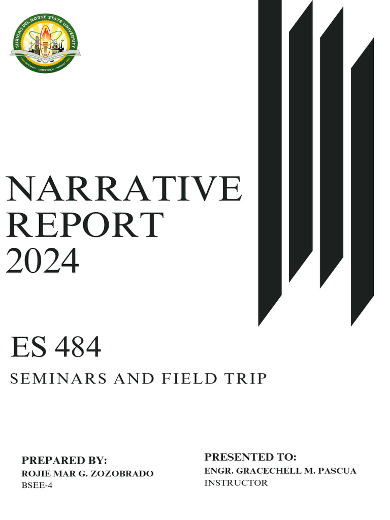 Narrative Report G5 Zozobrado PDF | PDF | Expert | Engineering