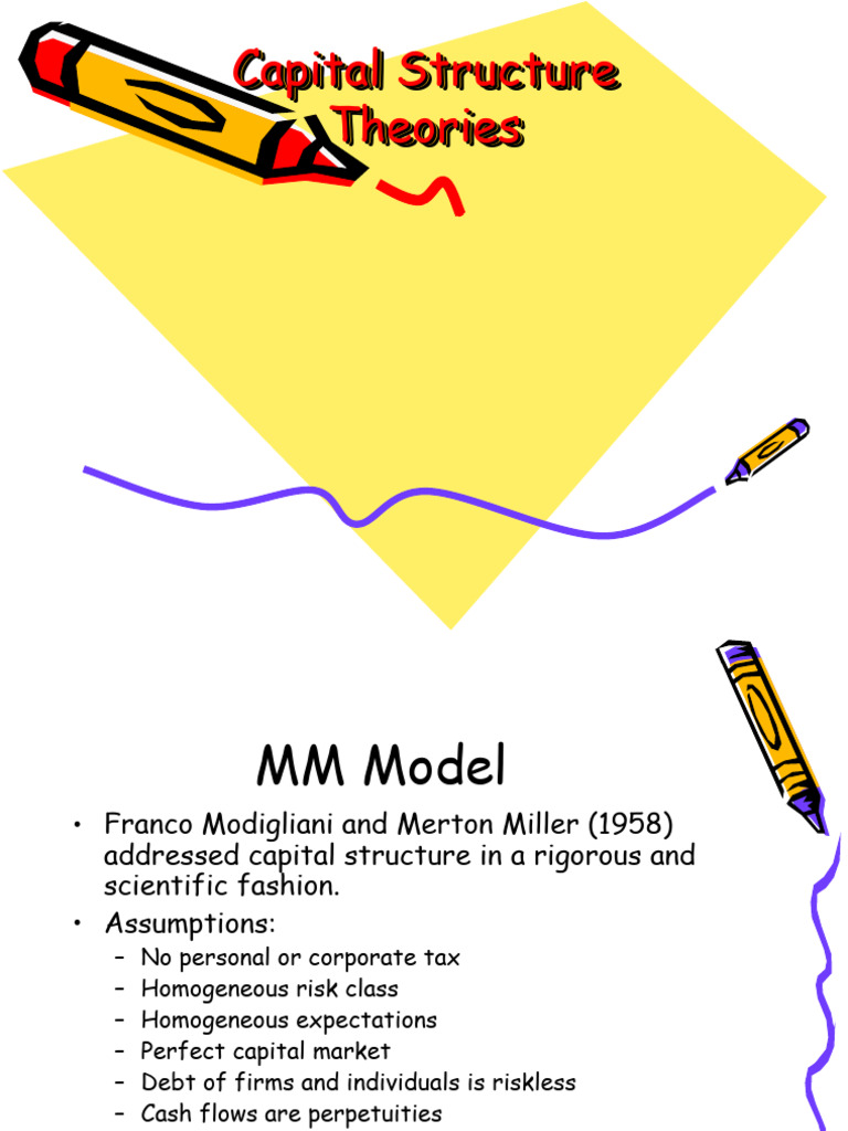 Capital Structure Theories Explained | PDF | Capital Structure | Risk ...