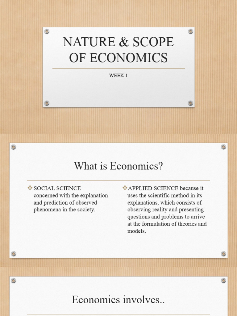 Applied Economics Week 1 | PDF | Economics | Microeconomics