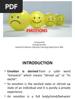 BA 1 Emotions Notes 2020 | PDF | Emotions | Disgust