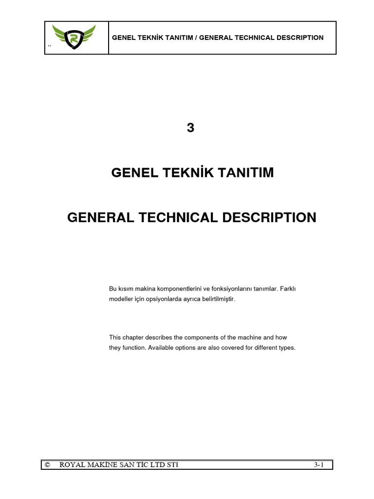 5 General Technical Description | PDF