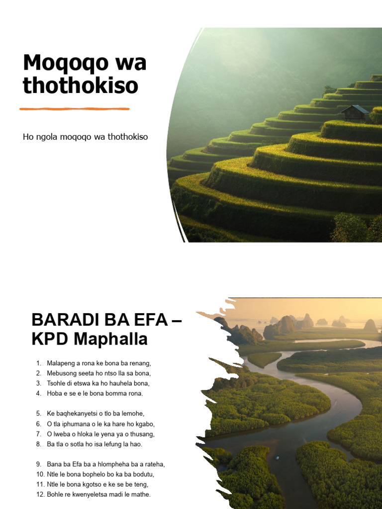 Karabo e Telele Ya Thothokiso | PDF