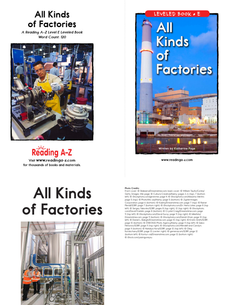 factory | PDF | Secondary Sector Of The Economy