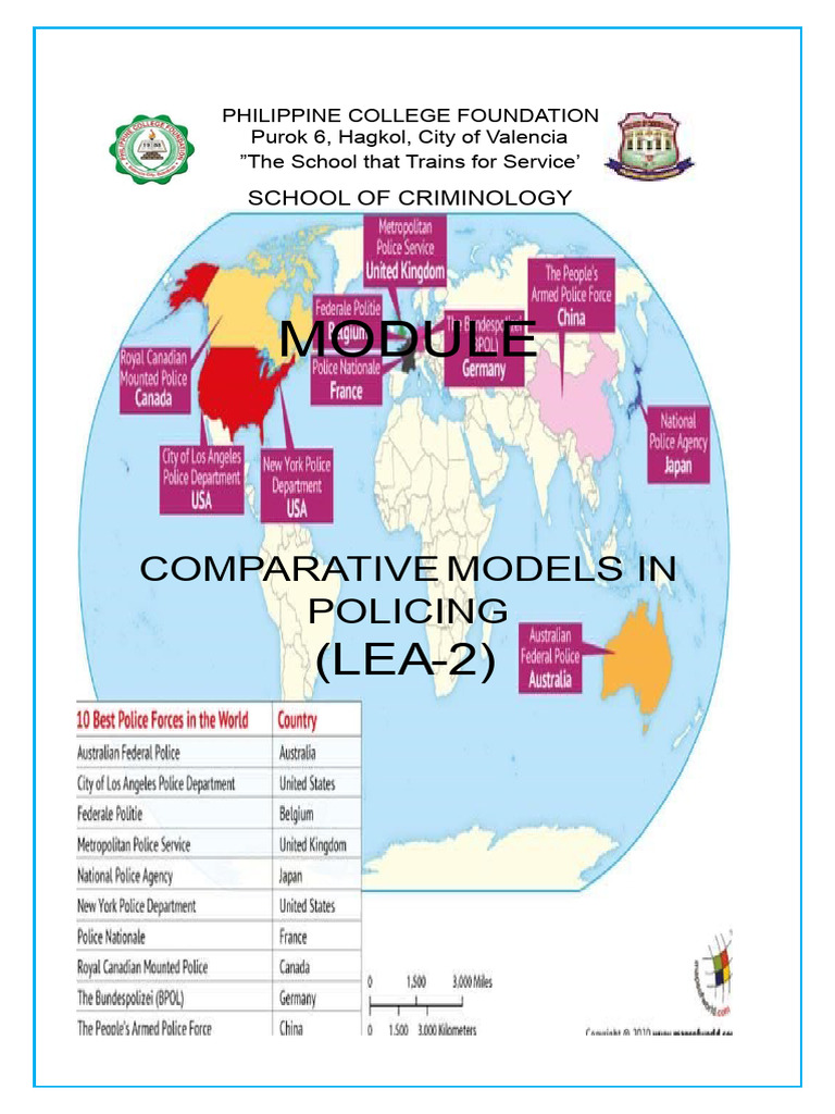 COMPARATIVE MOD UNIT I.Edited | PDF | Police | Sergeant