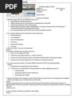 Digraj Sir Notes | PDF | Deforestation | Forests