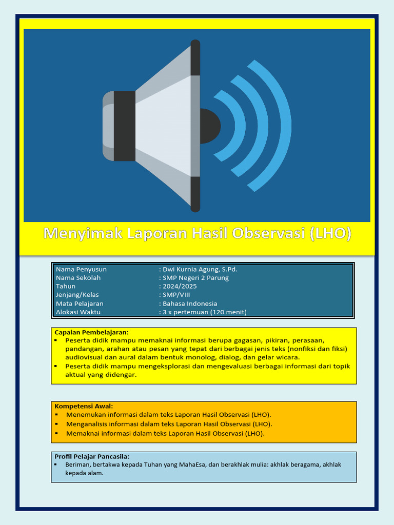 Bab 3 Modul Ajar Marbi Klas 8 Artikel Ilmiah Populer | PDF | Karier & Perkembangan | Seni ...