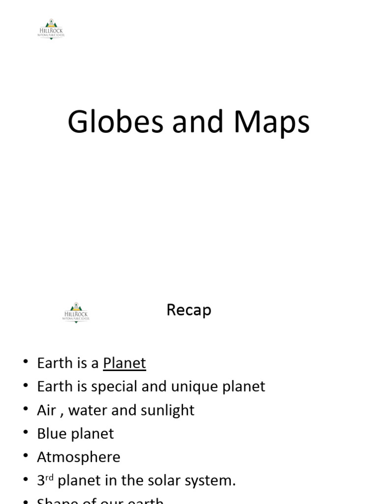Grade 5 - Ch-1 -Globes and Maps | PDF