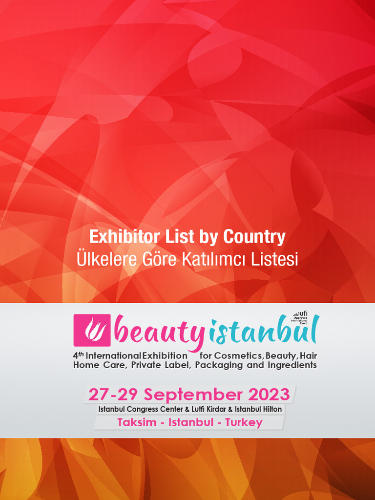 Exhibitors-BEAUTYISTANBUL2023 | Download Free PDF | Body Art | Tools
