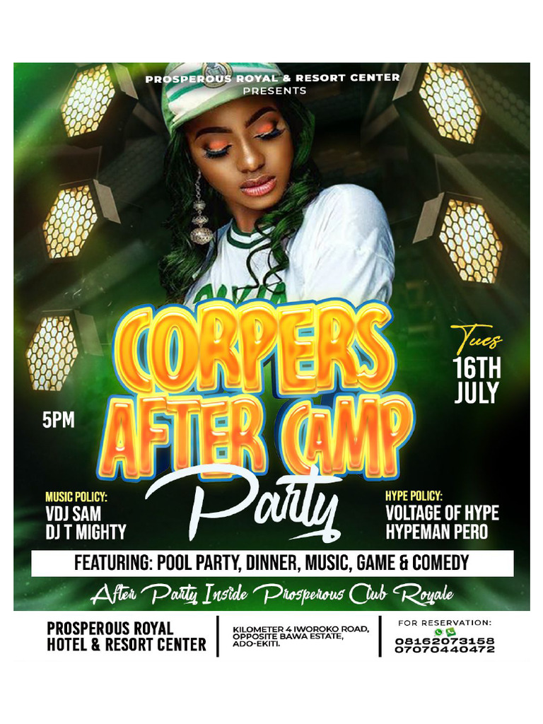 Corper After Camp Party 3 | PDF
