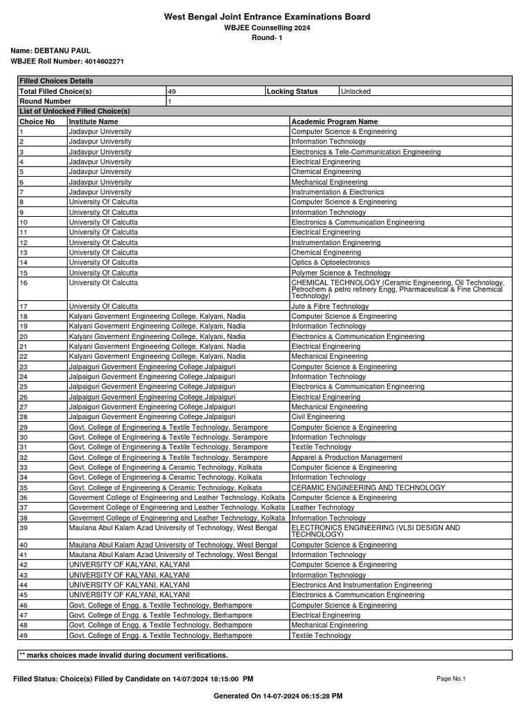 View Unlocked Filled Choices Handler | PDF | Engineering | Materials