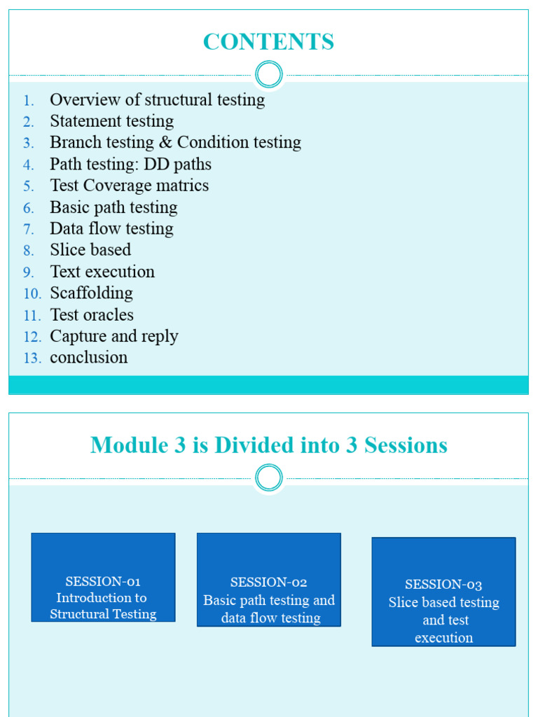 Module-03 (PPT) (1) of ST | PDF | Computer Program | Programming