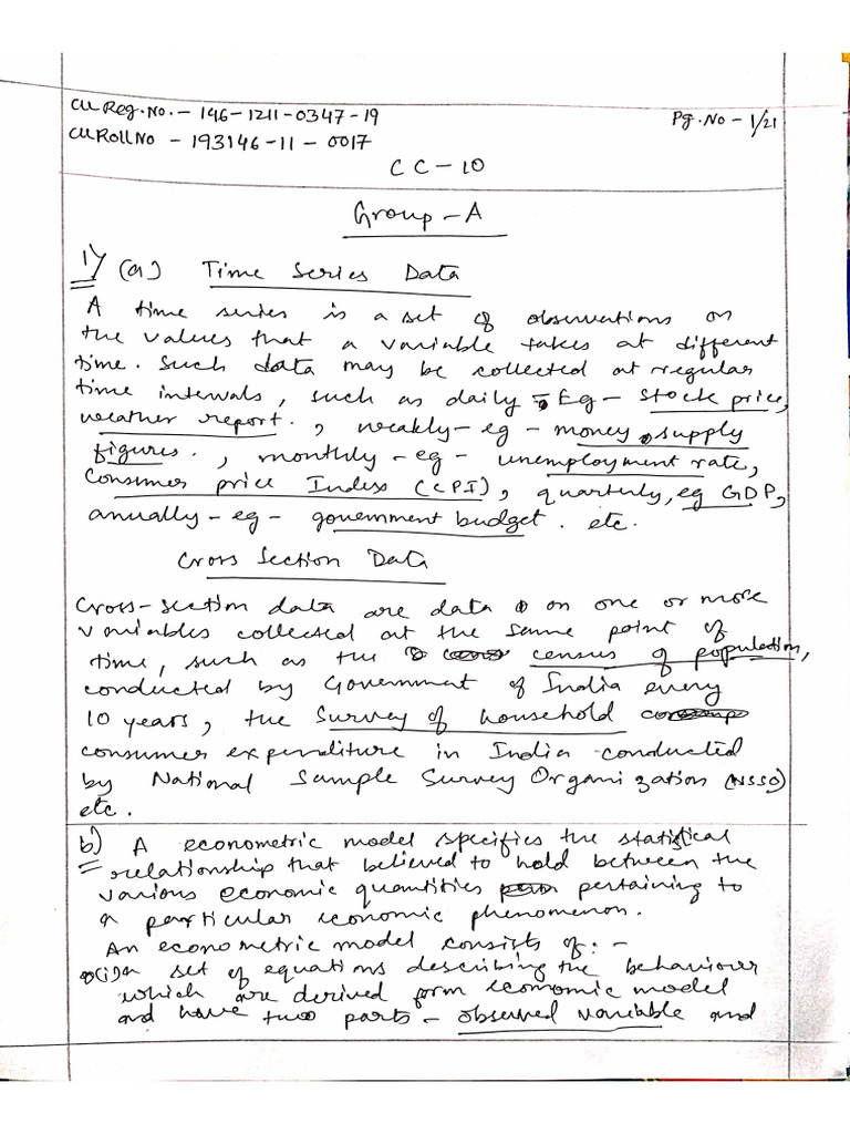 CU Paper 2021 Ecotrix Solve | PDF