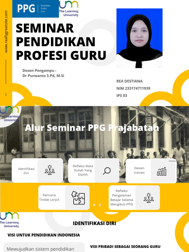 Seminar PPG: Visi dan Refleksi | PDF