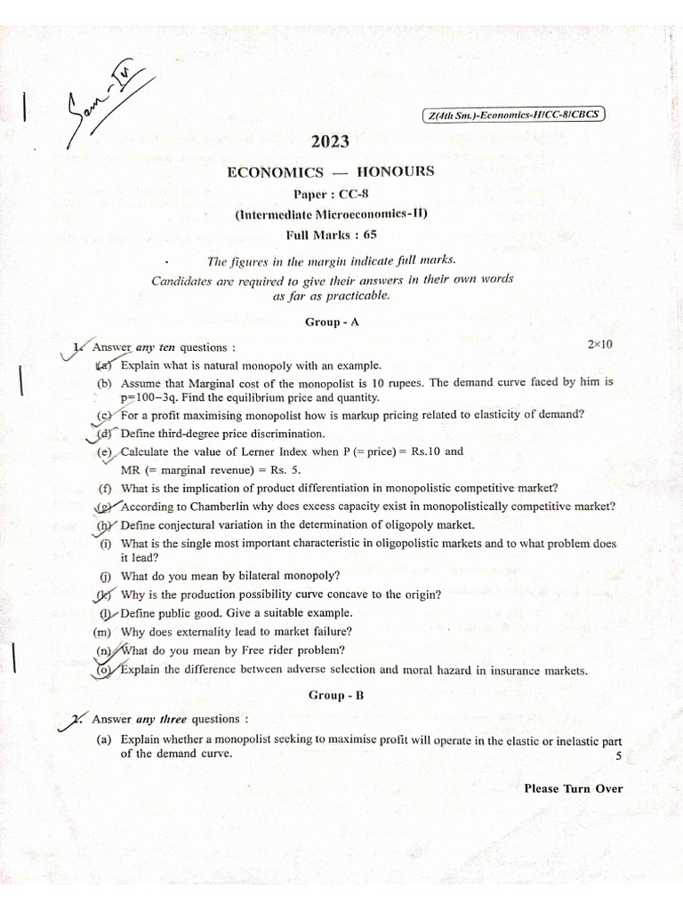 Ecoa Sem IV 2023 | PDF