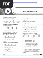 Class 11 Physics: System of Particles Notes | PDF | Rotation Around A ...