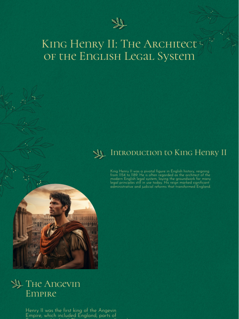 King Henry II and English Legal Reforms | PDF | Politics | History