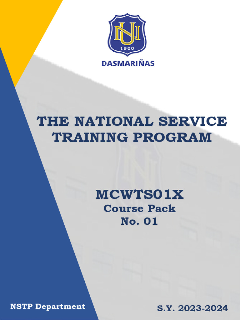 CM - 001 - WEEK 1 - NSTP1 - ORIENTATION - THE NATIONAL SERVICE TRAINING ...