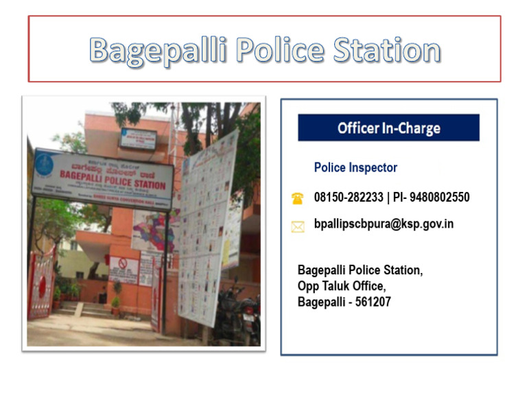 Bagepalli PS | PDF