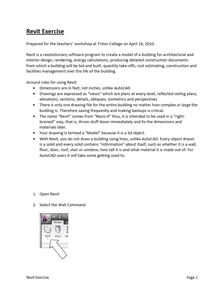 Learn Revit Practice 7 Day Course 1659176581 | PDF | Autodesk Revit ...