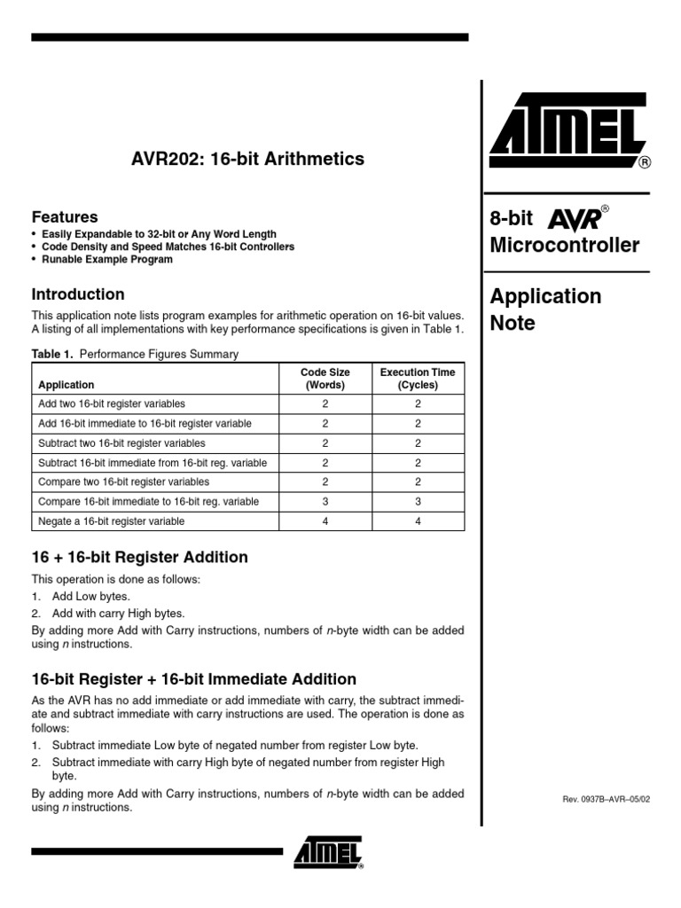 16 Bit Arithmetics | PDF | Computer Engineering | Computing