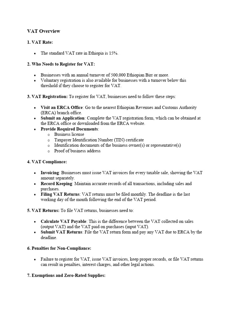 VAT Overview | Download Free PDF | Value Added Tax | Invoice