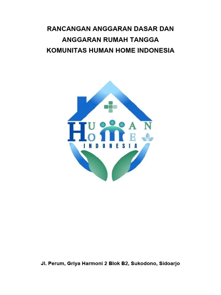 Rancangan Adart Human Home Indonesia | PDF | Karier & Perkembangan ...