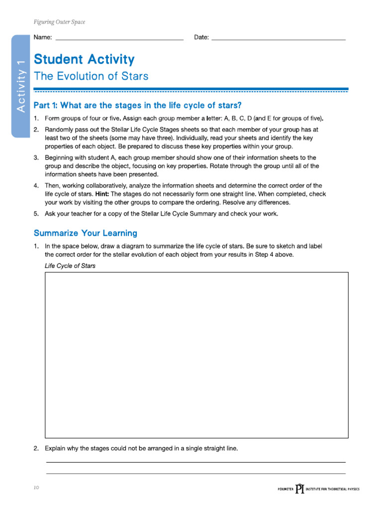 3.2 Life Cycle of A Star | PDF