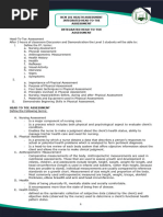 PQRSTU Method for Health Assessment | PDF | Physical Examination | Hand