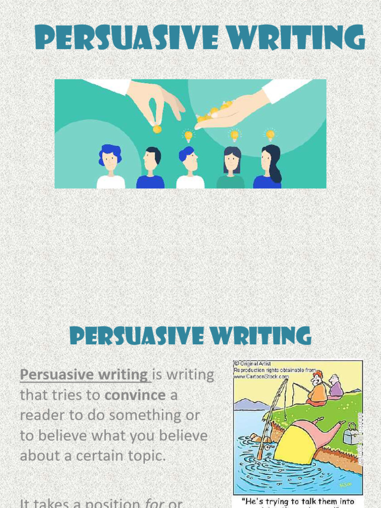 Lecture Notes On Persuasive Writing | PDF | Fast Food | Argument