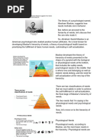 Printable Maslow's Hierarchy Chart | PDF | Self Actualization | Psychology