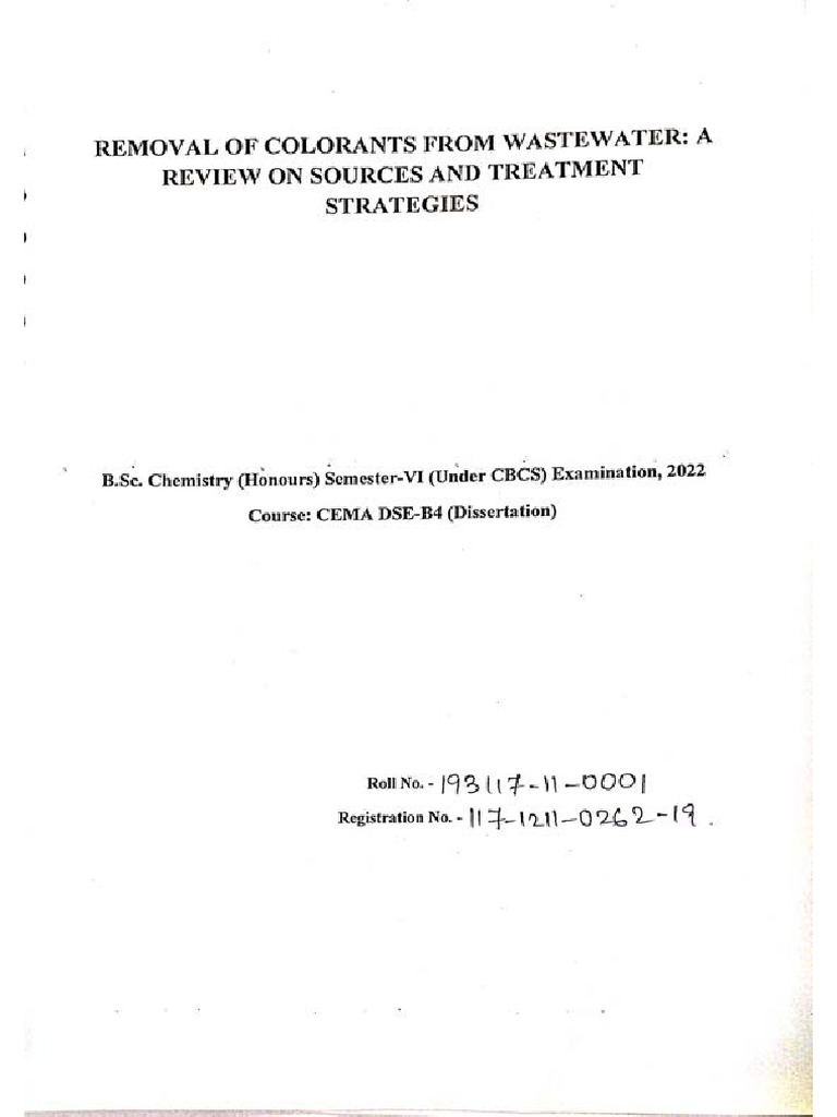 Chemistry Project Sample | PDF