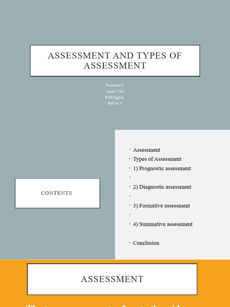 Assessment For Learning | PDF | Educational Assessment | Cognitive ...