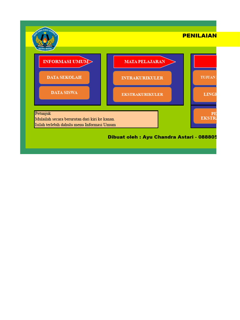 Aplikasi Rapor Ikm 2022 Kelas 1.C | PDF