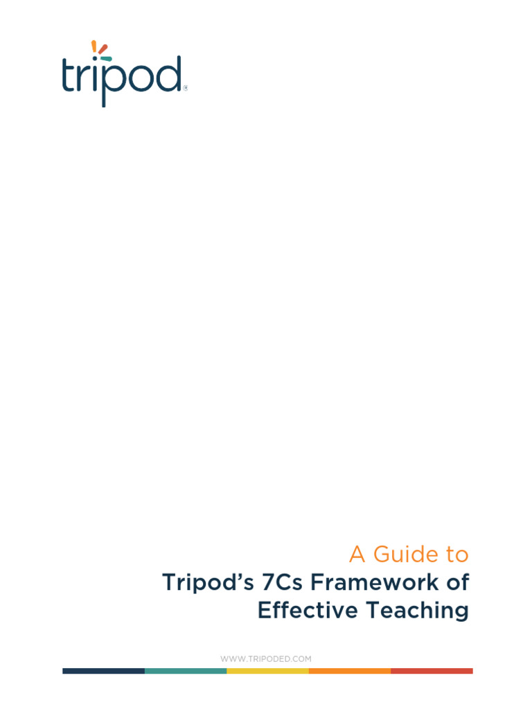 Guide To Tripod's 7Cs Framework | PDF | Teachers | Learning