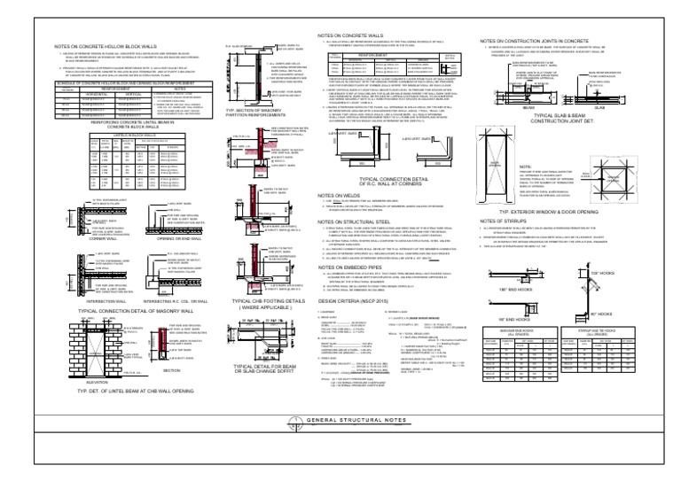 FN PL 02 General Structural Notes Page 2 | PDF | Structural Steel ...