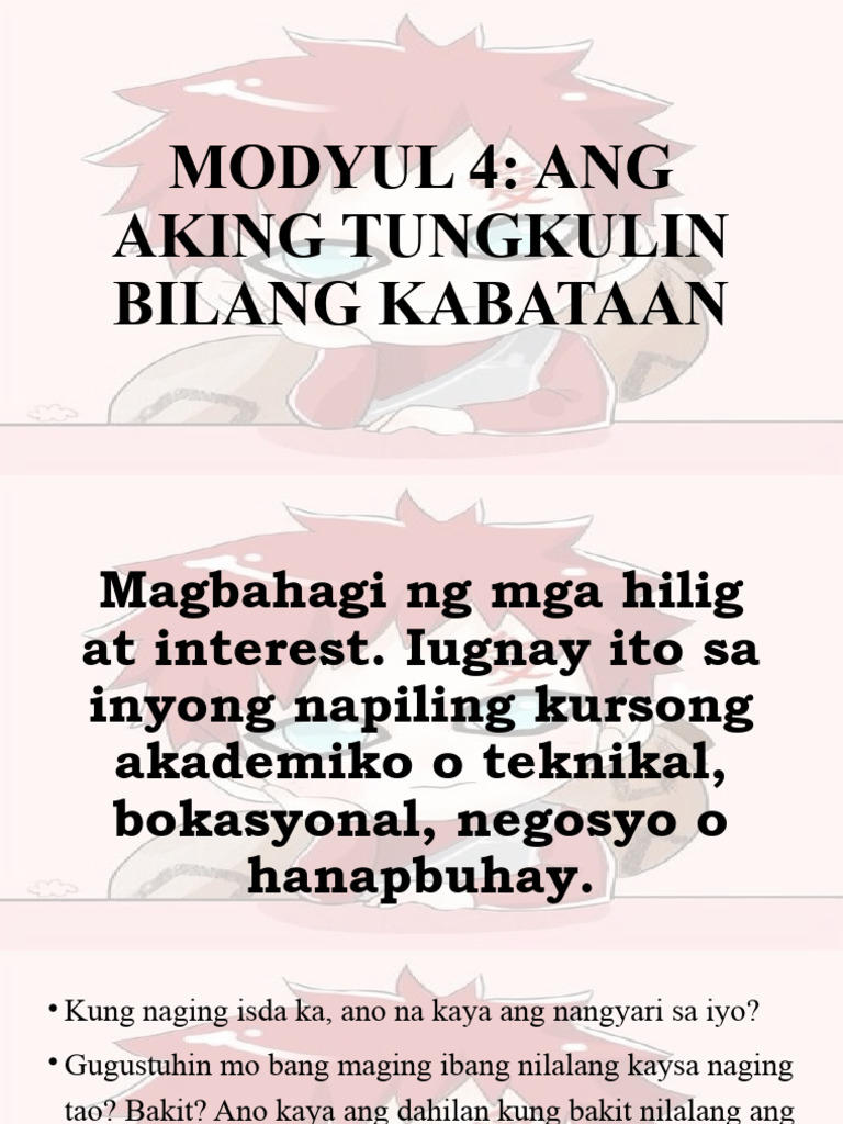 Esp 7 Module 4 Day 1 | PDF