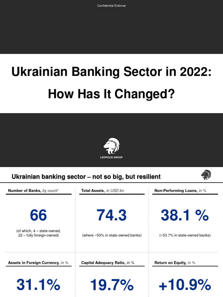 Ukrainian Banking Sector in 2022: How Has It Changed | PDF | Banks ...