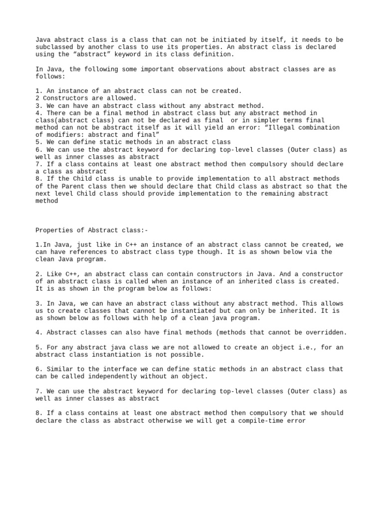 Data Abstraction | PDF | Class (Computer Programming) | Method ... Data Abstraction | PDF | Class (Computer Programming) | Method ...