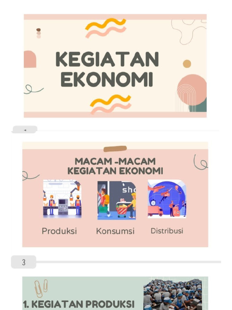 Kegiatan Ekonomi Kelas 10 | PDF