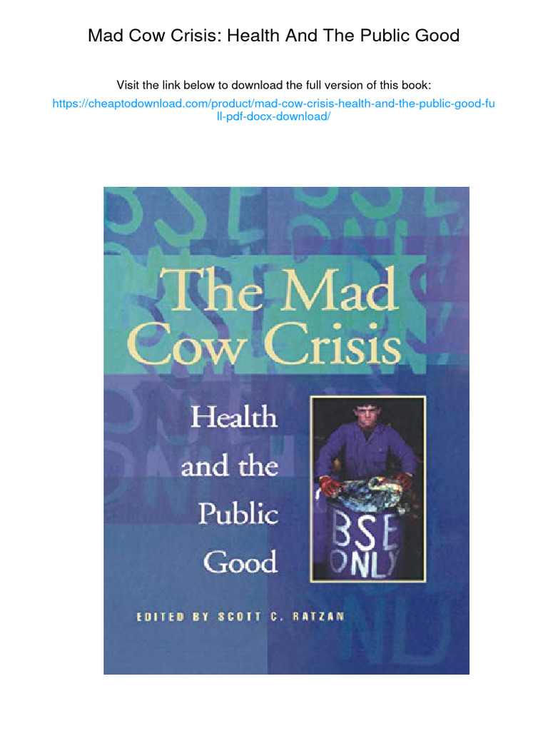 Mad Cow Crisis: Health Insights PDF | PDF
