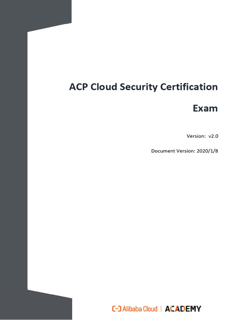 EXAM OUTLINE ACP | PDF | Cloud Computing | Computer Network