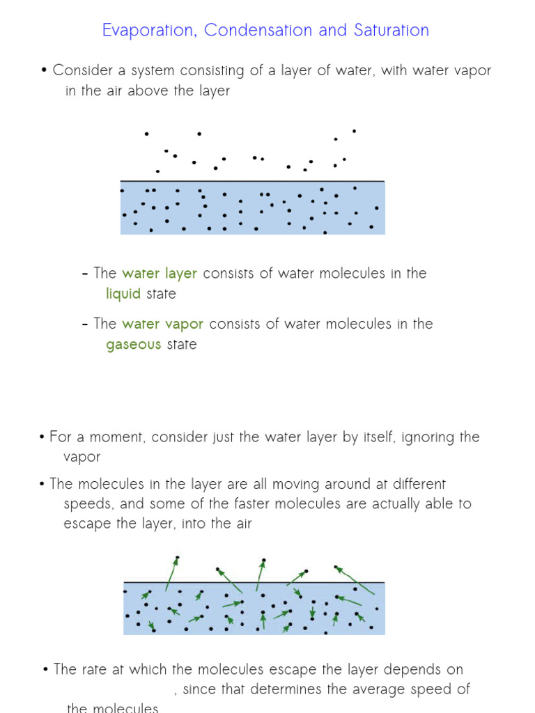 Humidity Notes | PDF | Water Vapor | Evaporation