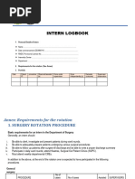 Surgical Competency Logbook Template | PDF | Surgery | Medical Specialties