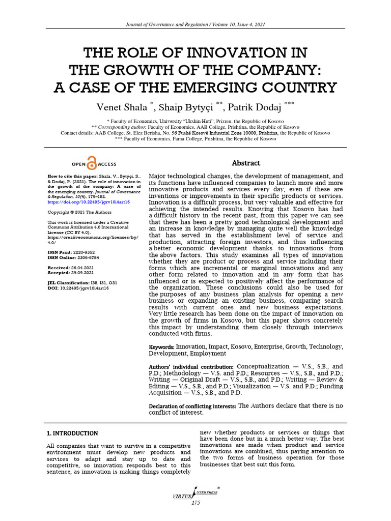 1-1 | PDF | Innovation | Inventory