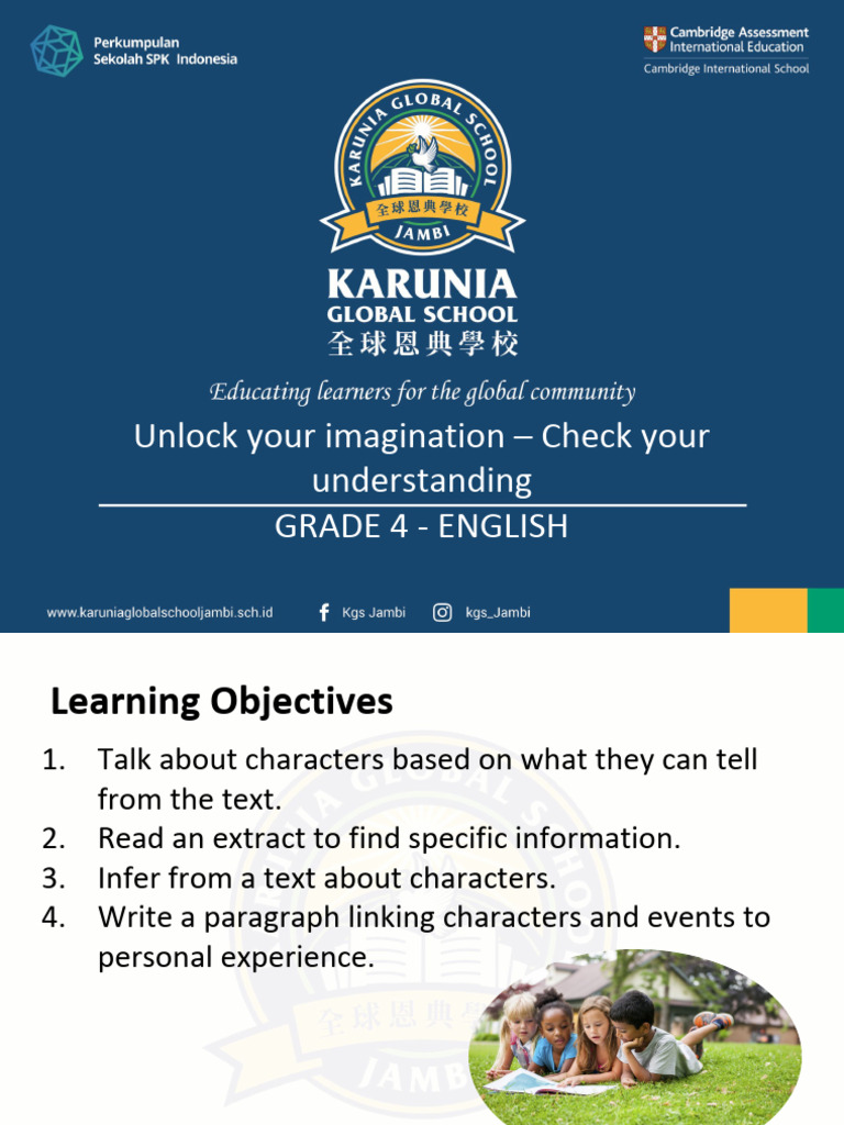 Unlock Your Imagination- Check Your Understanding | PDF