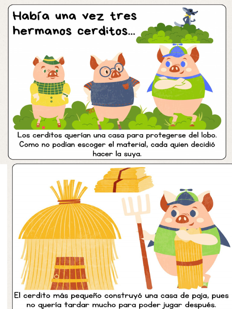 Cuento de Los Tres Cochinitos 77 PDF | PDF