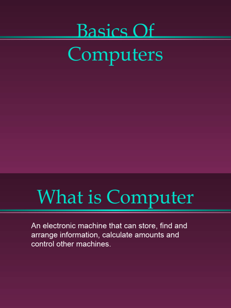 Concepts of Computer | PDF | Computer Hardware | Computer Data Storage
