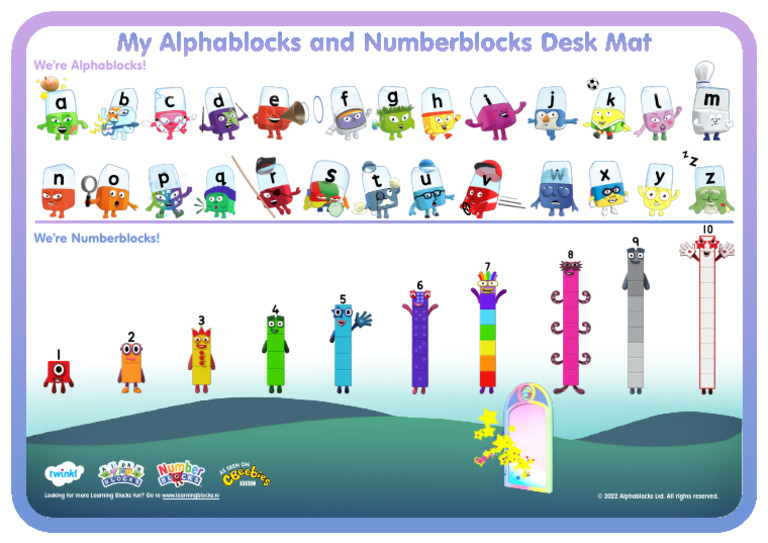 Alphablocks & Numberblocks Fun | PDF